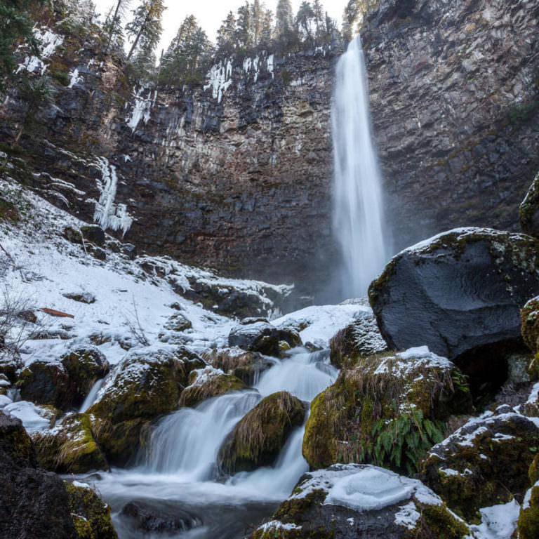 Winter Waterfalls - Travel Oregon