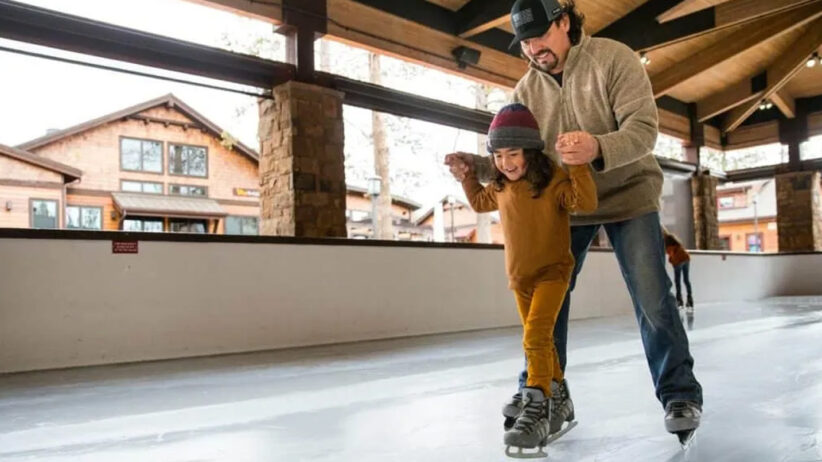 Winter Fun on Oregon’s Ice Rinks - Travel Oregon